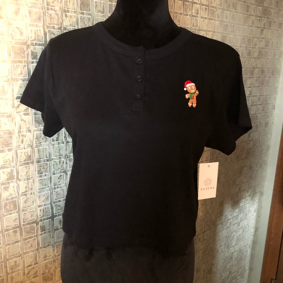 La Luna | Tops | Nwt Gingerbread Crop Top | Poshmark
